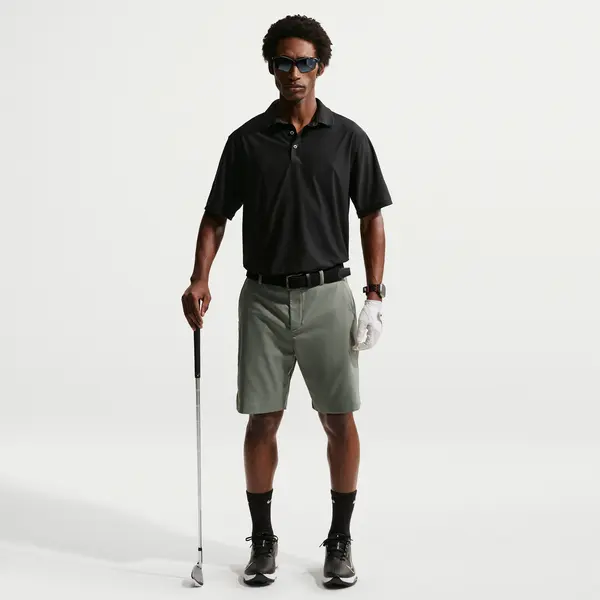 Nike Tailored Performance Dri-fit Golf Polo - Black