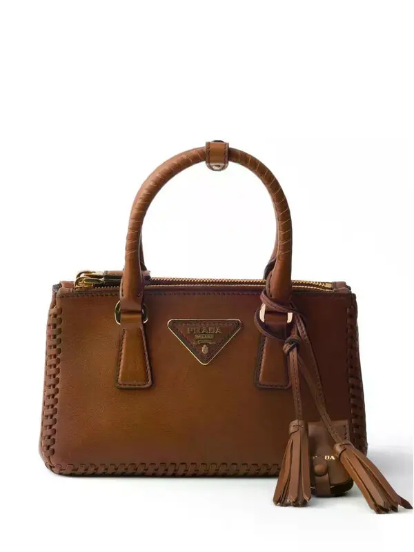 Prada Galleria Whipstitch-trim Tote Bag