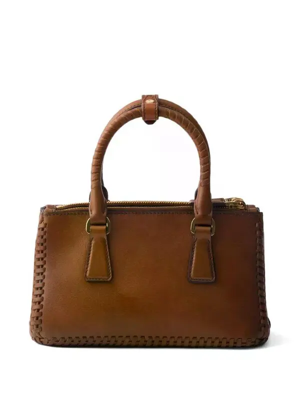 Prada Galleria Whipstitch-trim Tote Bag