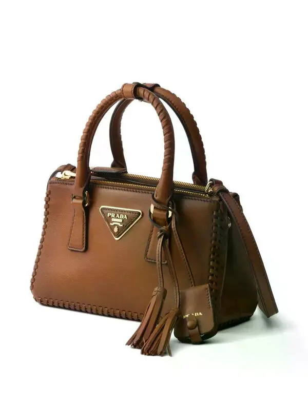 Prada Galleria Whipstitch-trim Tote Bag