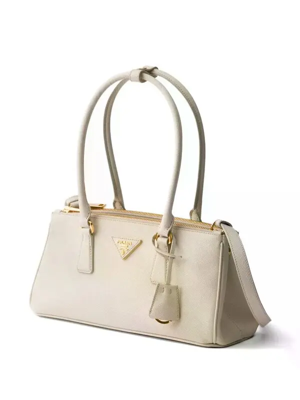 Prada Galleria Medium Saffiano Leather Bag - Neutrals