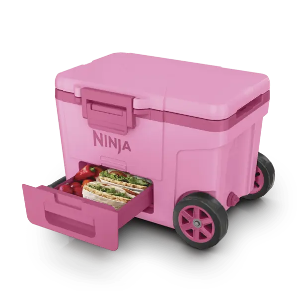 NINJA Frostvault 45qt Wheeled Cooler With Dry Zone - Pink