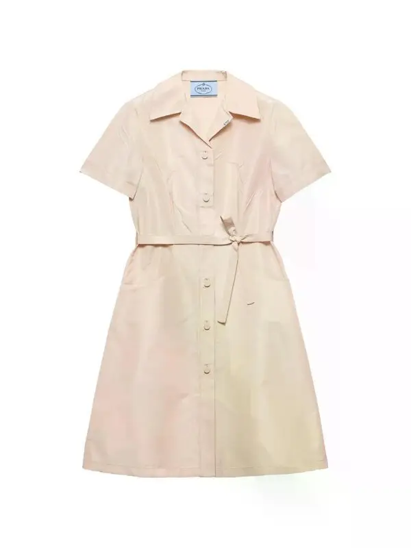 Prada Faille Shirt Dress