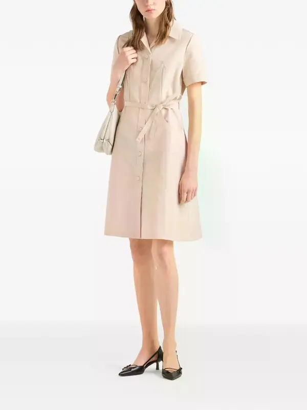 Prada Faille Shirt Dress