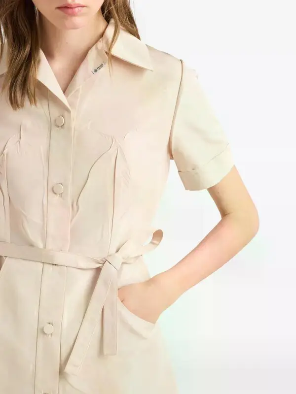 Prada Faille Shirt Dress