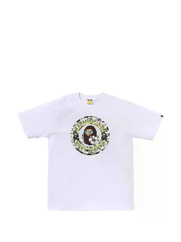 A BATHING APE Busy Works Graphic-print T-shirt - White