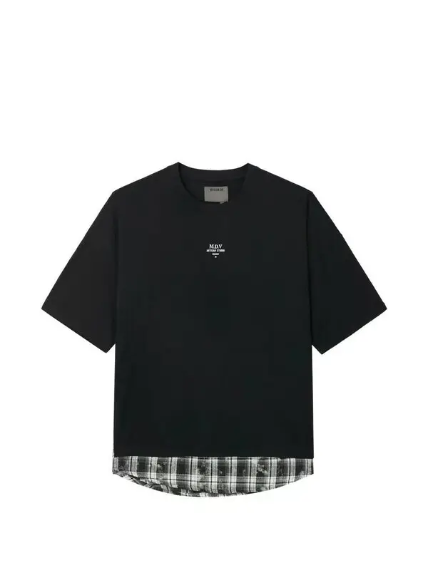 MUSIUM DIV. Layered-effect Logo-print T-shirt
