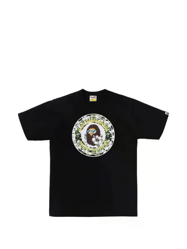 A BATHING APE Busy Works Graphic-print T-shirt - Black