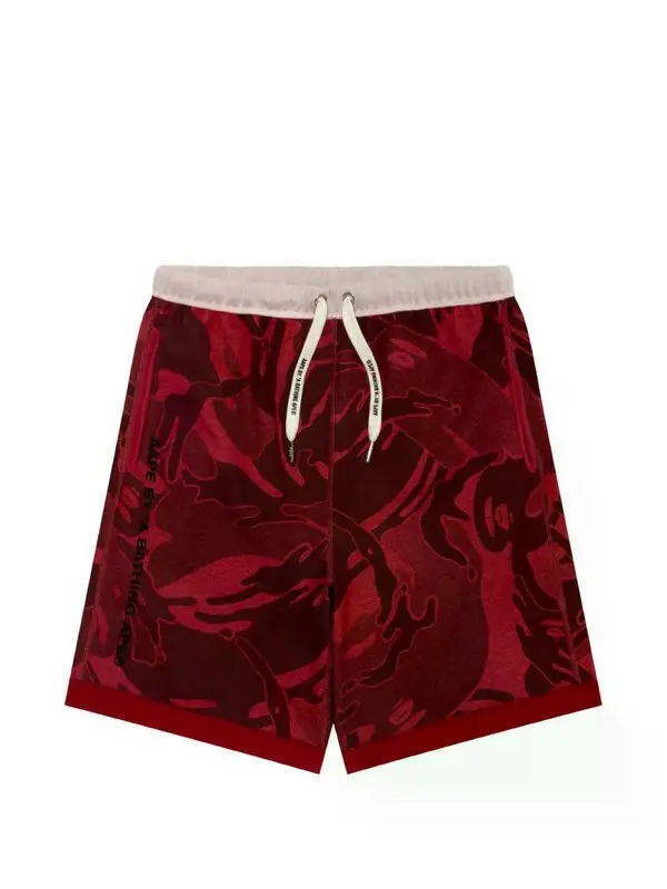 AAPE BY *A BATHING APE Camouflage-print Reversible Shorts