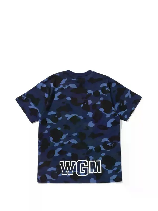 A BATHING APE Shark Camouflage-print T-shirt