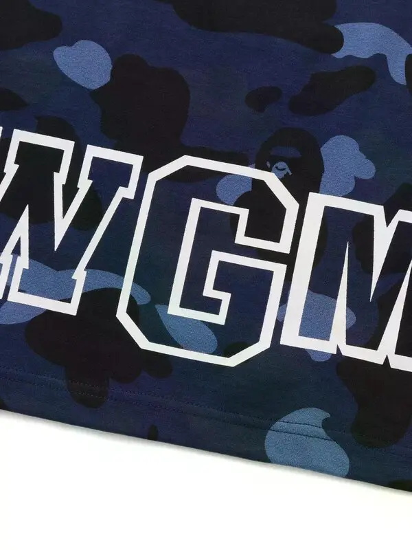 A BATHING APE Shark Camouflage-print T-shirt