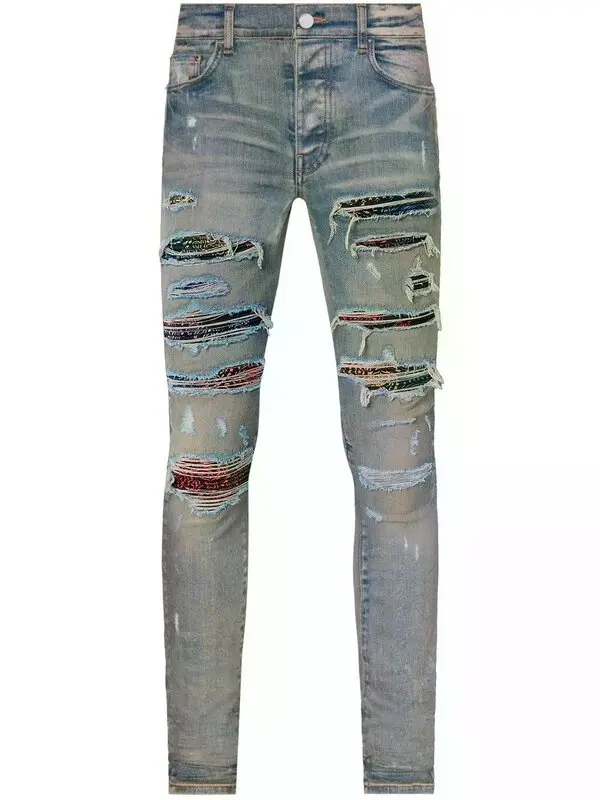 Amiri Thrasher Rainbow Paisley Jeans
