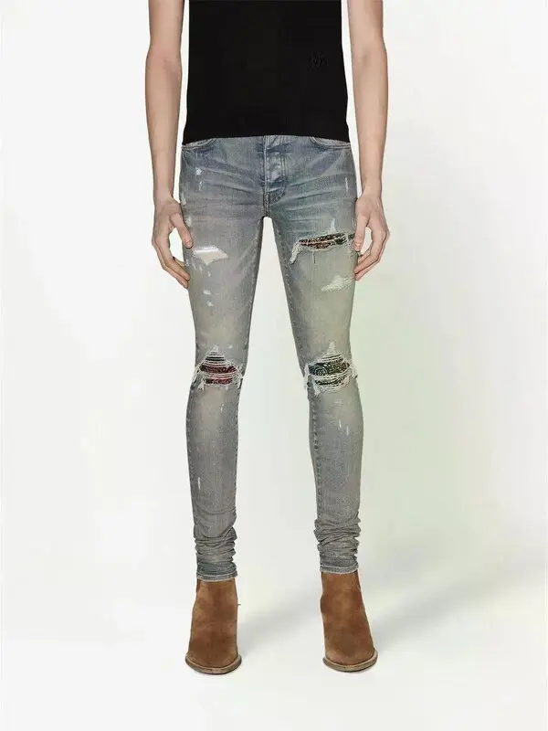 Amiri Thrasher Rainbow Paisley Jeans