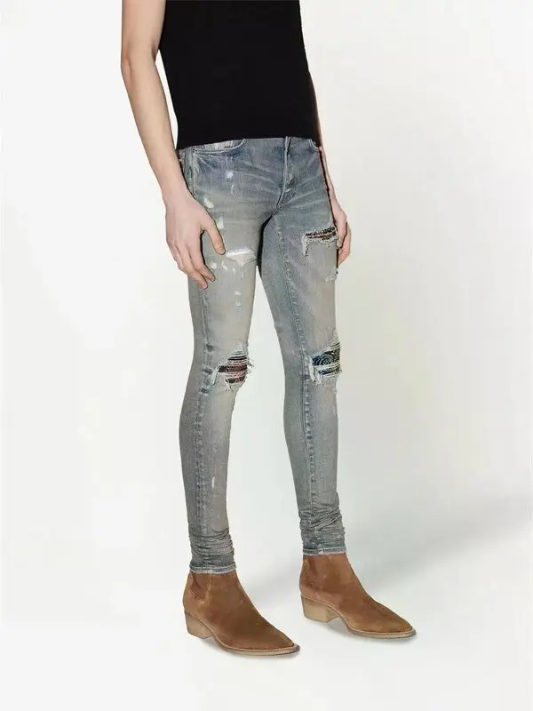 Amiri Thrasher Rainbow Paisley Jeans