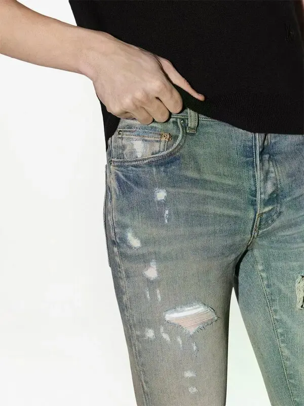 Amiri Thrasher Rainbow Paisley Jeans