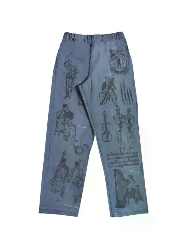 SAMUEL ZELIG Orchestra Trousers - Blue