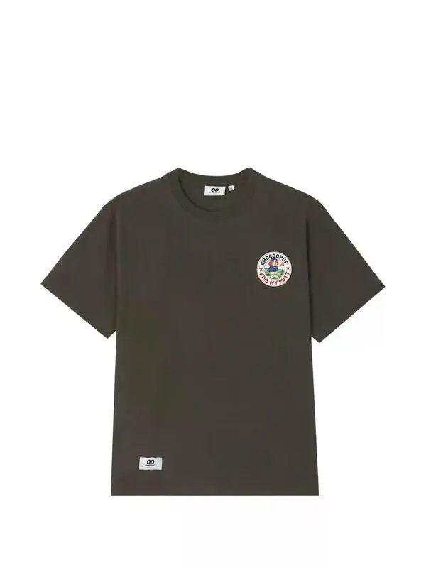 CHOCOOLATE Graphic-patch T-shirt - Brown