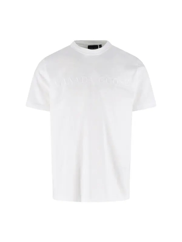 Canada Goose T-shirt Logo "emersen - White