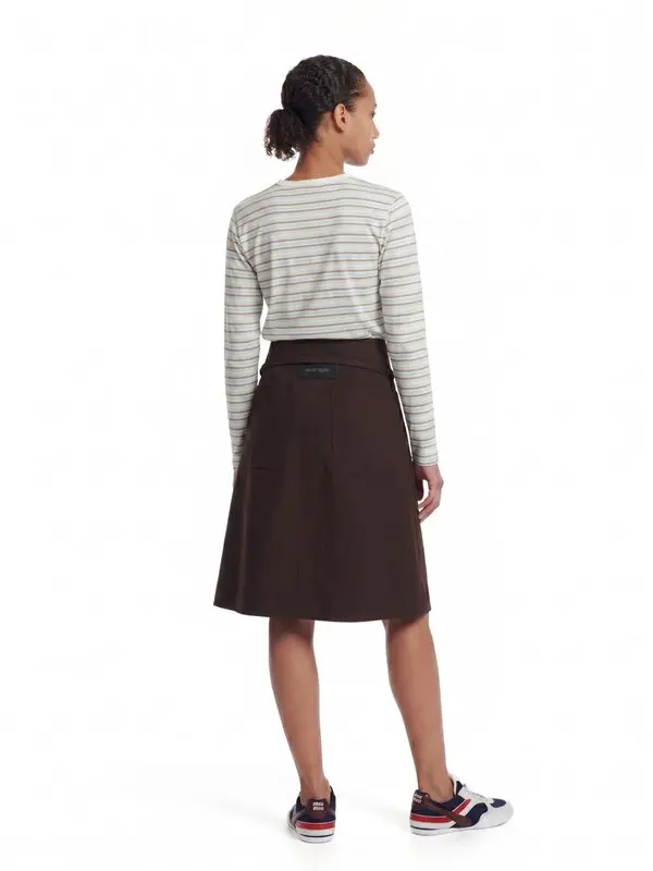 COURREGES Buckle Bermuda - Brown