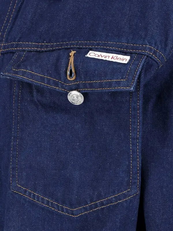 Calvin Klein Denim Tie Jacket