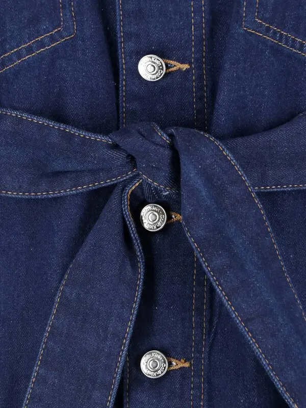 Calvin Klein Denim Tie Jacket