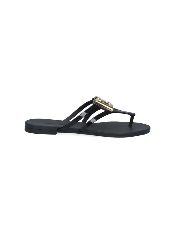 Dolce & Gabbana Dg Flip-flops - Black