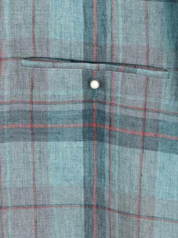 MAGLIANO Checked Linen Shirt