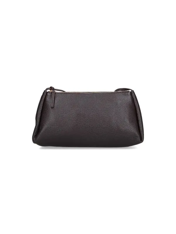Calvin Klein Leather Shoulder Bag - Brown