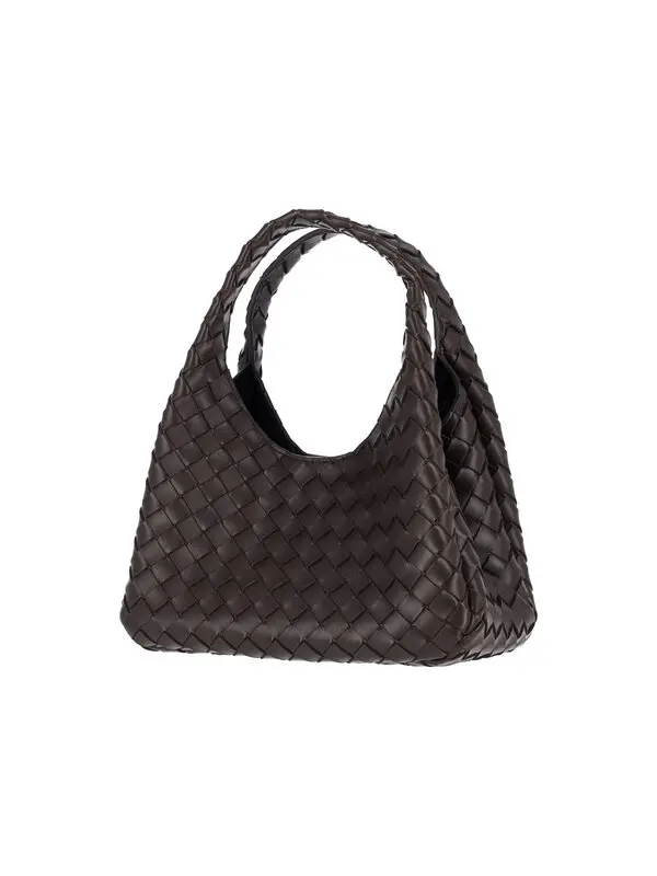 Bottega Veneta Small Campana Handbag - Brown