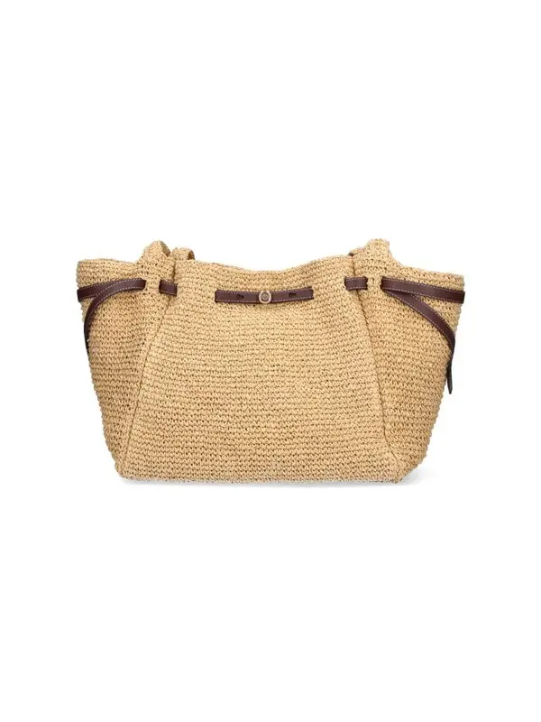 Tory Burch Romy Raffia Tote Bag