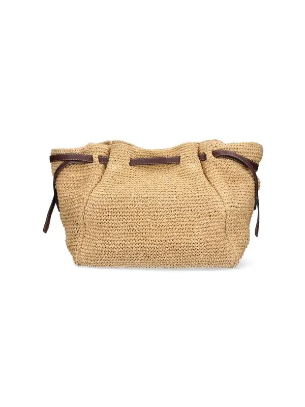Tory Burch Romy Raffia Tote Bag