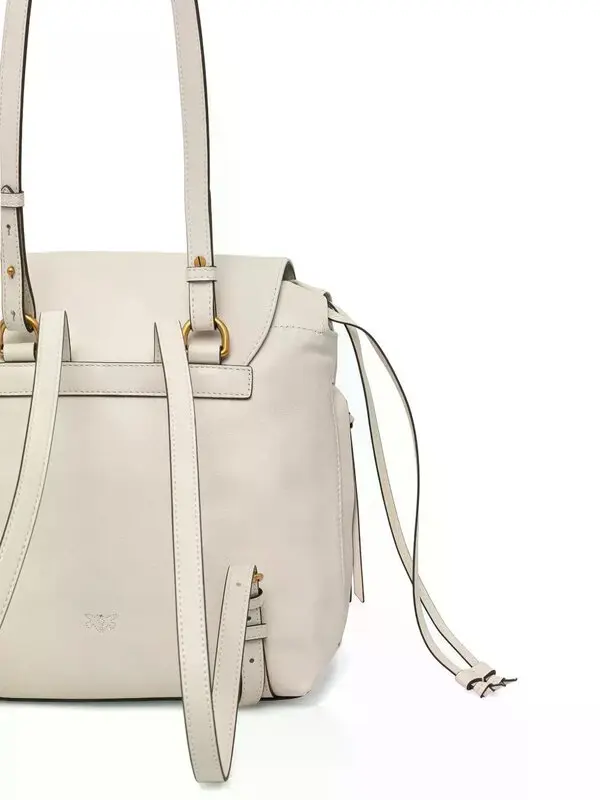Pinko Medium Saddle Buckle-detail Backpack