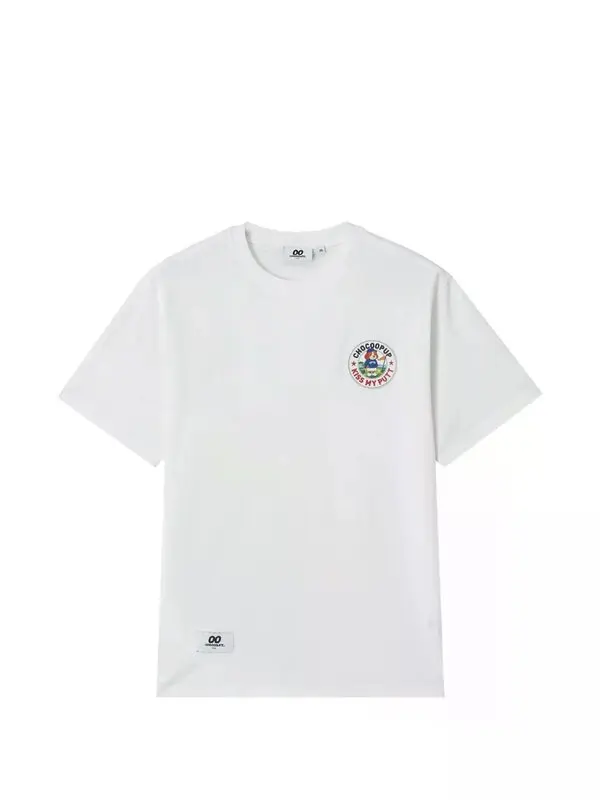 CHOCOOLATE Logo-patch T-shirt - White