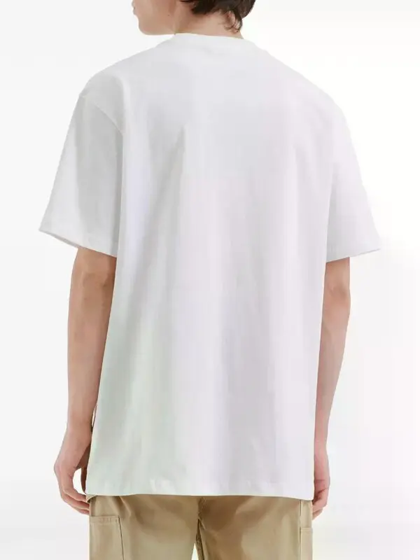 CHOCOOLATE Logo-patch T-shirt - White