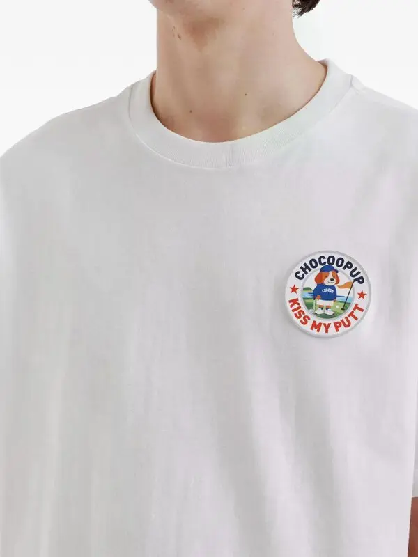 CHOCOOLATE Logo-patch T-shirt - White