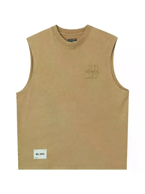 Izzue Logo-patch Graphic-print T-shirt - Neutrals