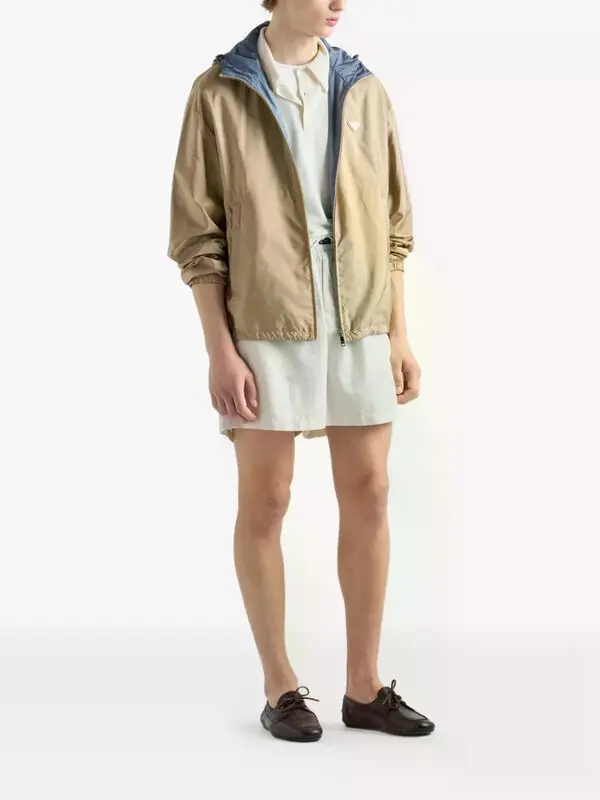 Prada Reversible Re-nylon Jacket - Neutrals