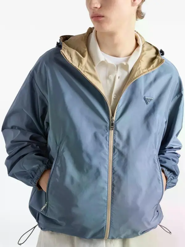 Prada Reversible Re-nylon Jacket - Neutrals