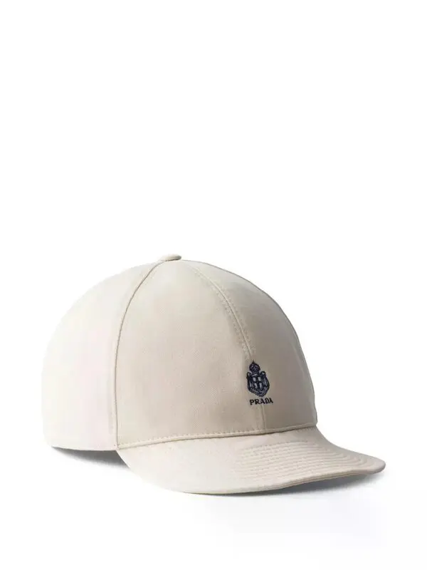 Prada Gabardine Baseball Cap - Neutrals
