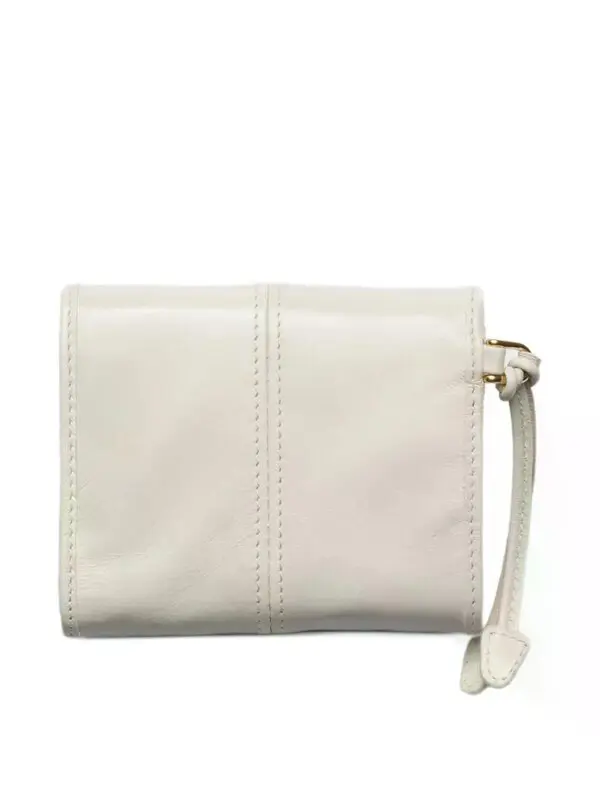 Prada Small Leather Wallet - Neutrals