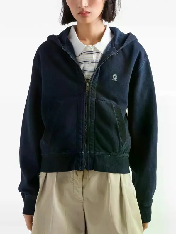 Prada Cotton Hoodie Jacket