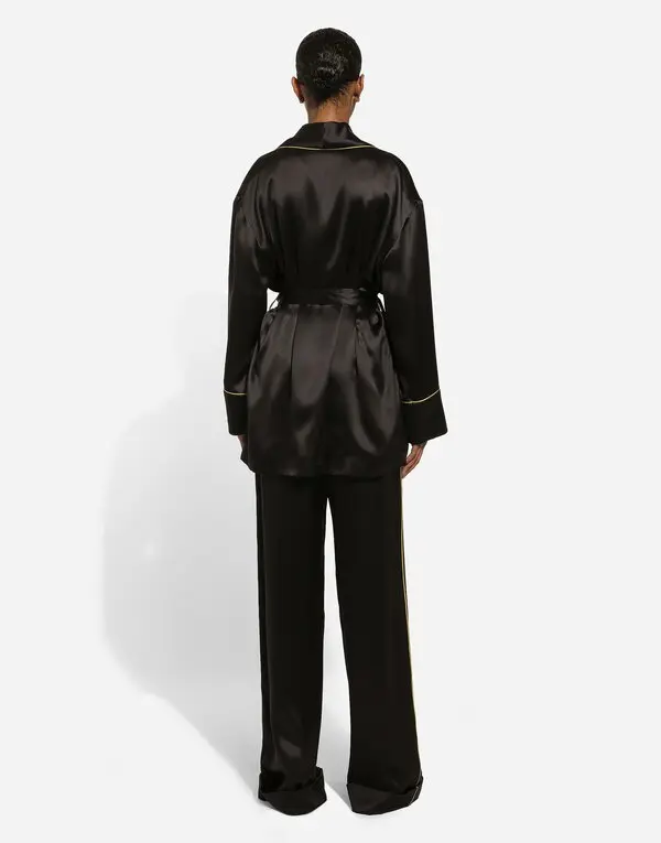 Dolce & Gabbana Silk Pajama Jacket