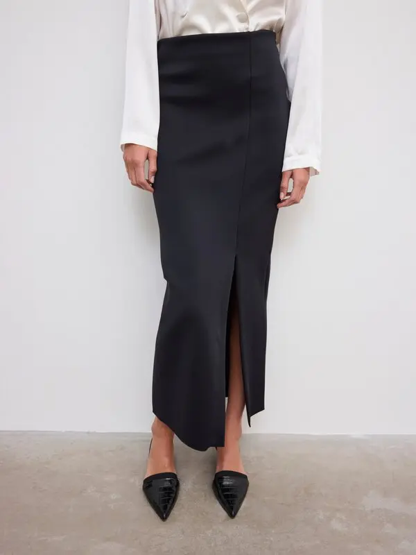 HOUSE OF DAGMAR Fitted Midi Skirt