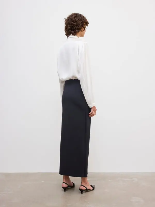 HOUSE OF DAGMAR Fitted Midi Skirt