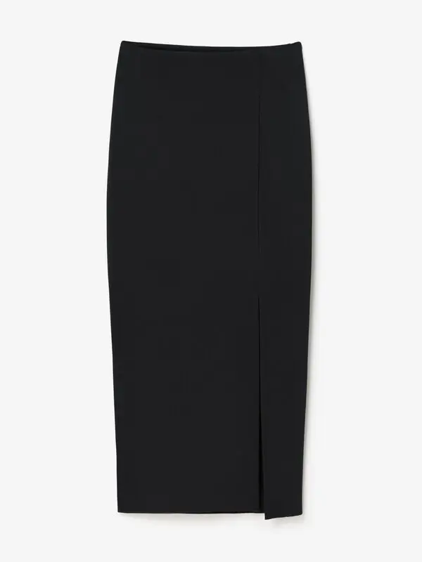 HOUSE OF DAGMAR Fitted Midi Skirt