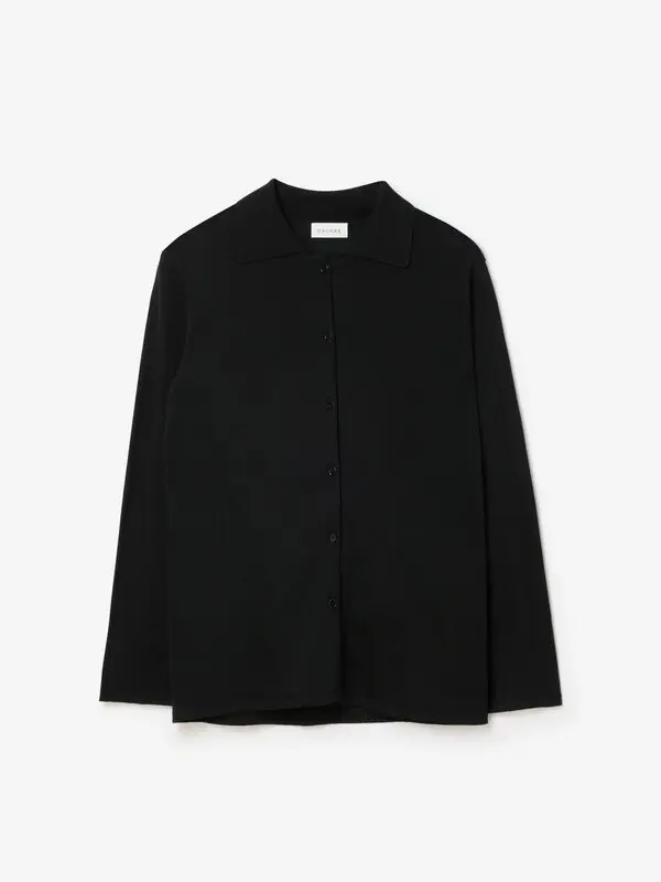 HOUSE OF DAGMAR Merino Wool Collared Cardigan