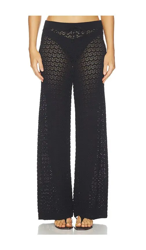 L'Agence Gaelle Pointelle Knit Pant