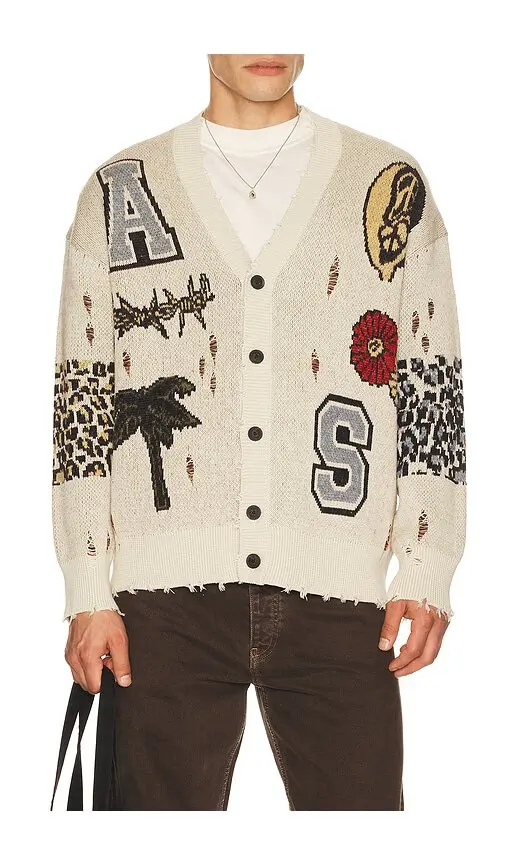 ALLSAINTS Foxx Cardigan - Ecru White
