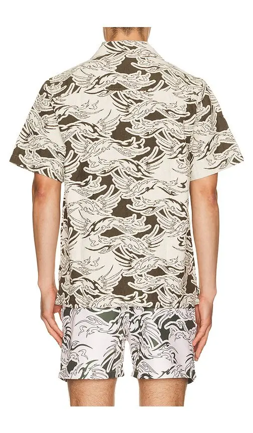 Oas Rogue Cuba Shirt In Cream - Ecru