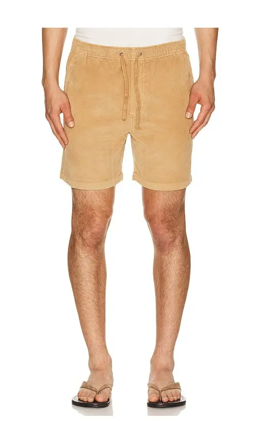 Faherty Brand Essential Corduroy Shorts - Dark Sand